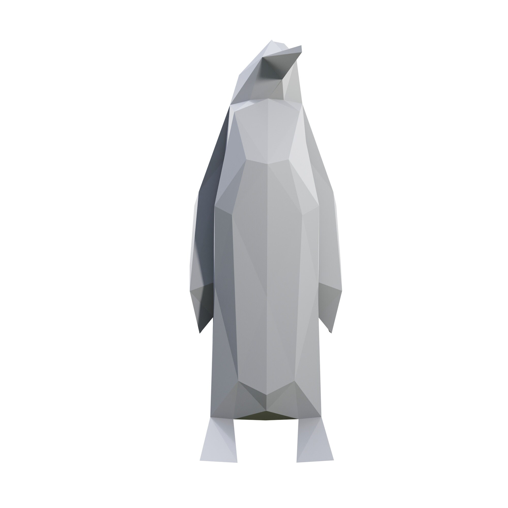 Penguin, Printable PDF Template, Papercraft, Download, 3d, Low Poly - Etsy