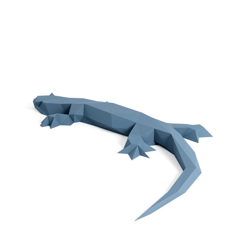 Lizard, Printable PDF Template, Papercraft, Download, 3d, Low Poly ...