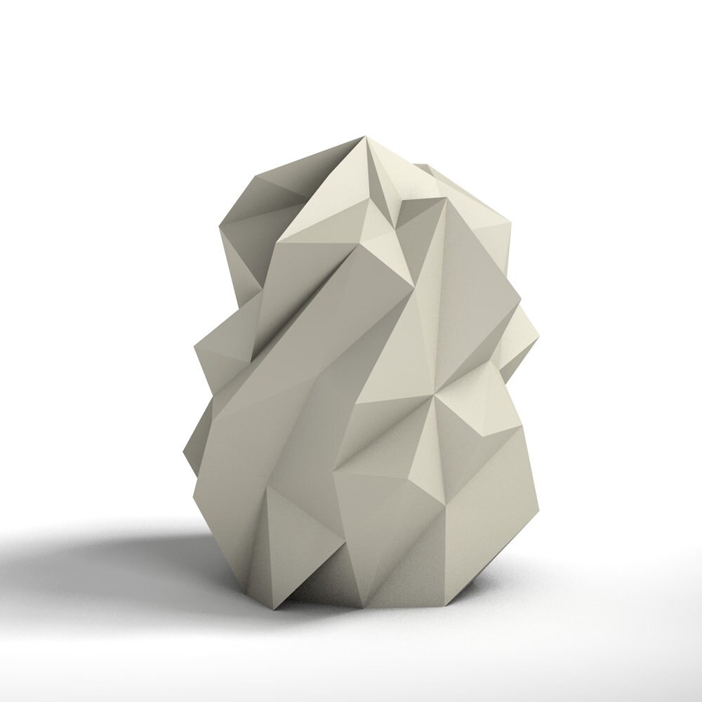 Abstract Rock Printable PDF Template Papercraft Download - Etsy Canada