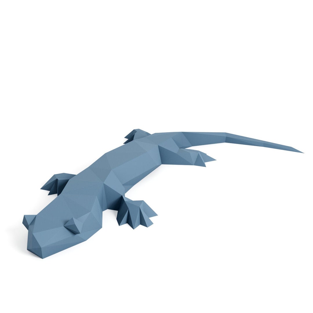 Lizard, Printable PDF Template, Papercraft, Download, 3d, Low Poly - Etsy
