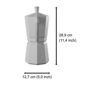 Coffee Maker, Printable PDF Template, Papercraft, Download, 3d, Low ...