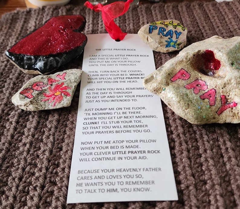 Prayer Rock Choice of One. - Etsy