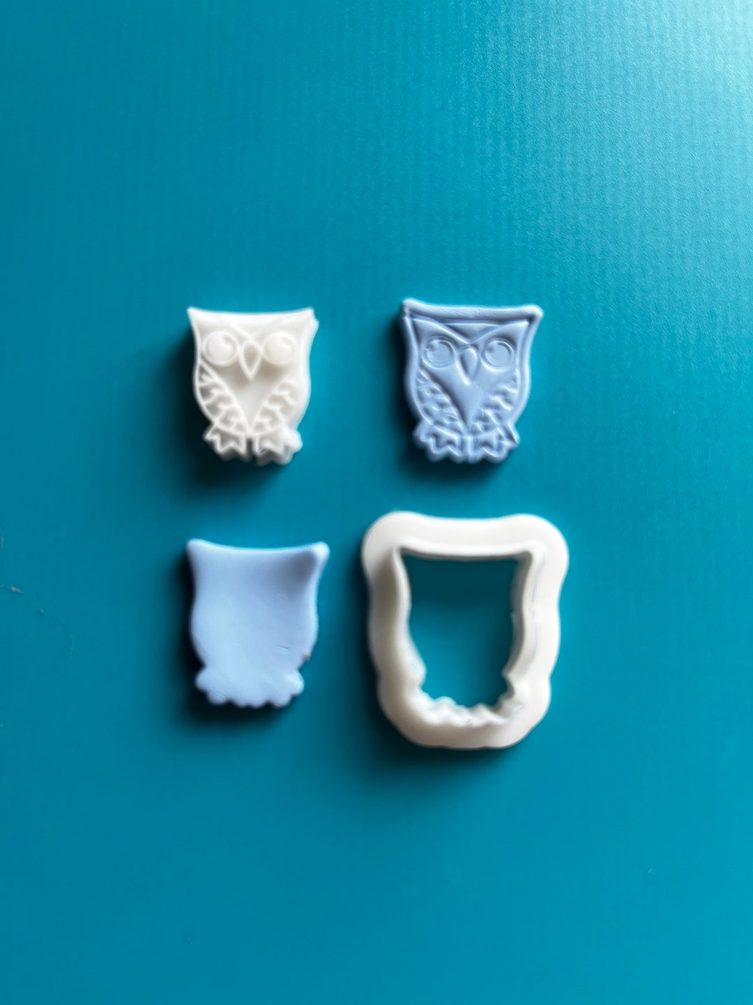 Owl Cute Cutter Stamp Polymer Clay Cutter, Owl Shape Clay Cutters, 3D ...