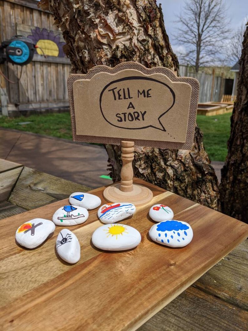 Camping Theme Story Stones - Etsy