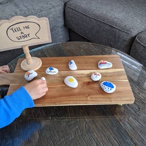 Camping Theme Story Stones - Etsy
