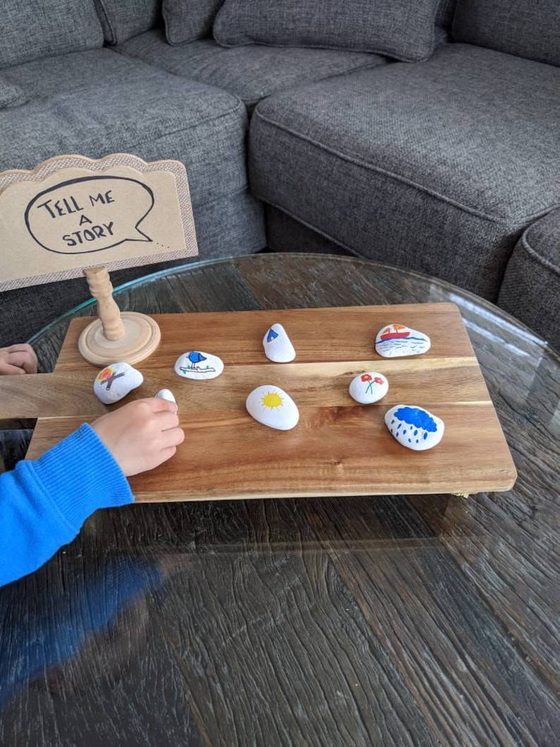 Camping Theme Story Stones - Etsy