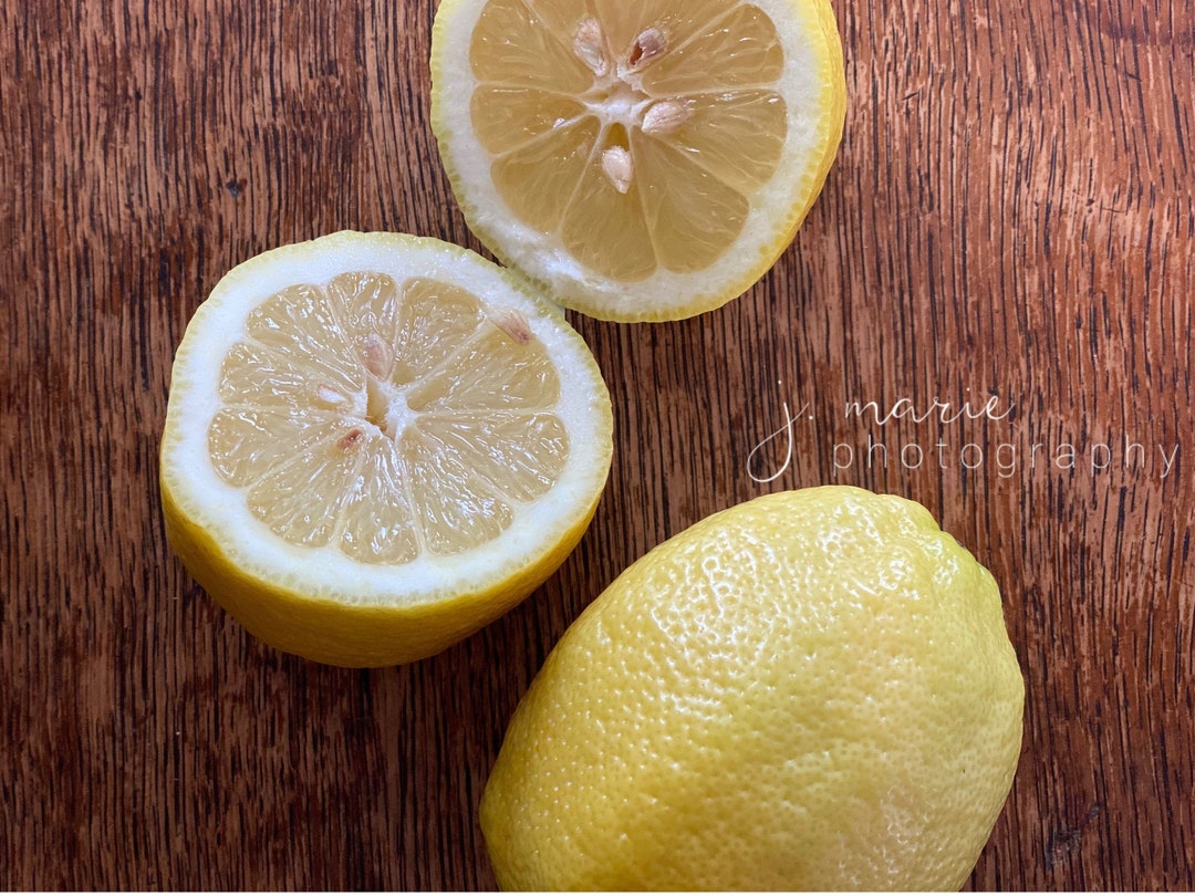 Rustic Lemons/ Photo Instant Digital Download/kitchen Wall Art - Etsy
