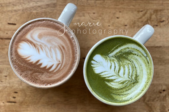 Mocha and Matcha/ Photo Instant Digital Download/Kitchen Wall | Etsy