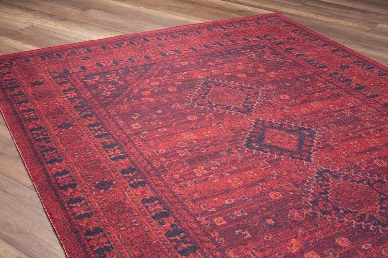 Rugs 8x10 Red Rug 8x10 Red Turkish Rug 8x10 Oriental Rug | Etsy