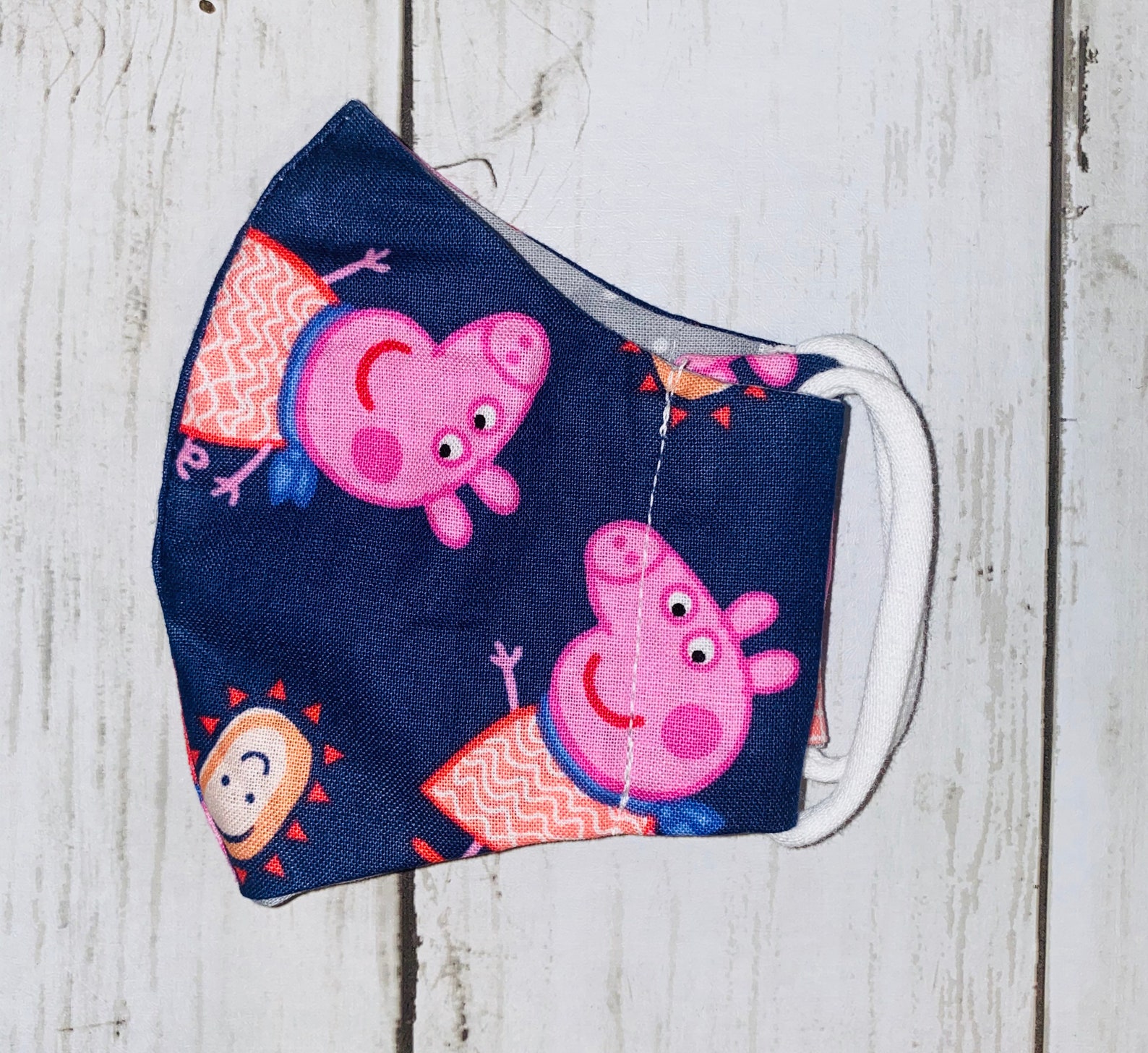 Peppa Pig Mask for Toddler 100% Cotton Face Mask Kids Face | Etsy