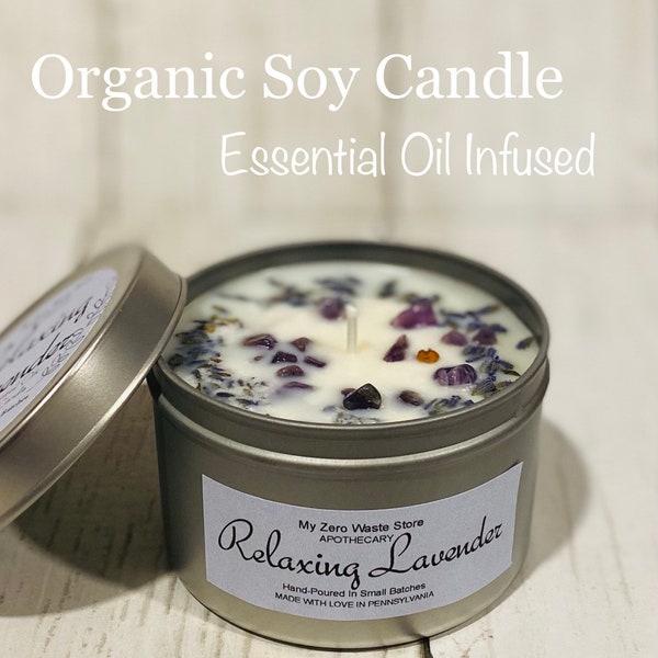 Organic Soy Candles - Etsy