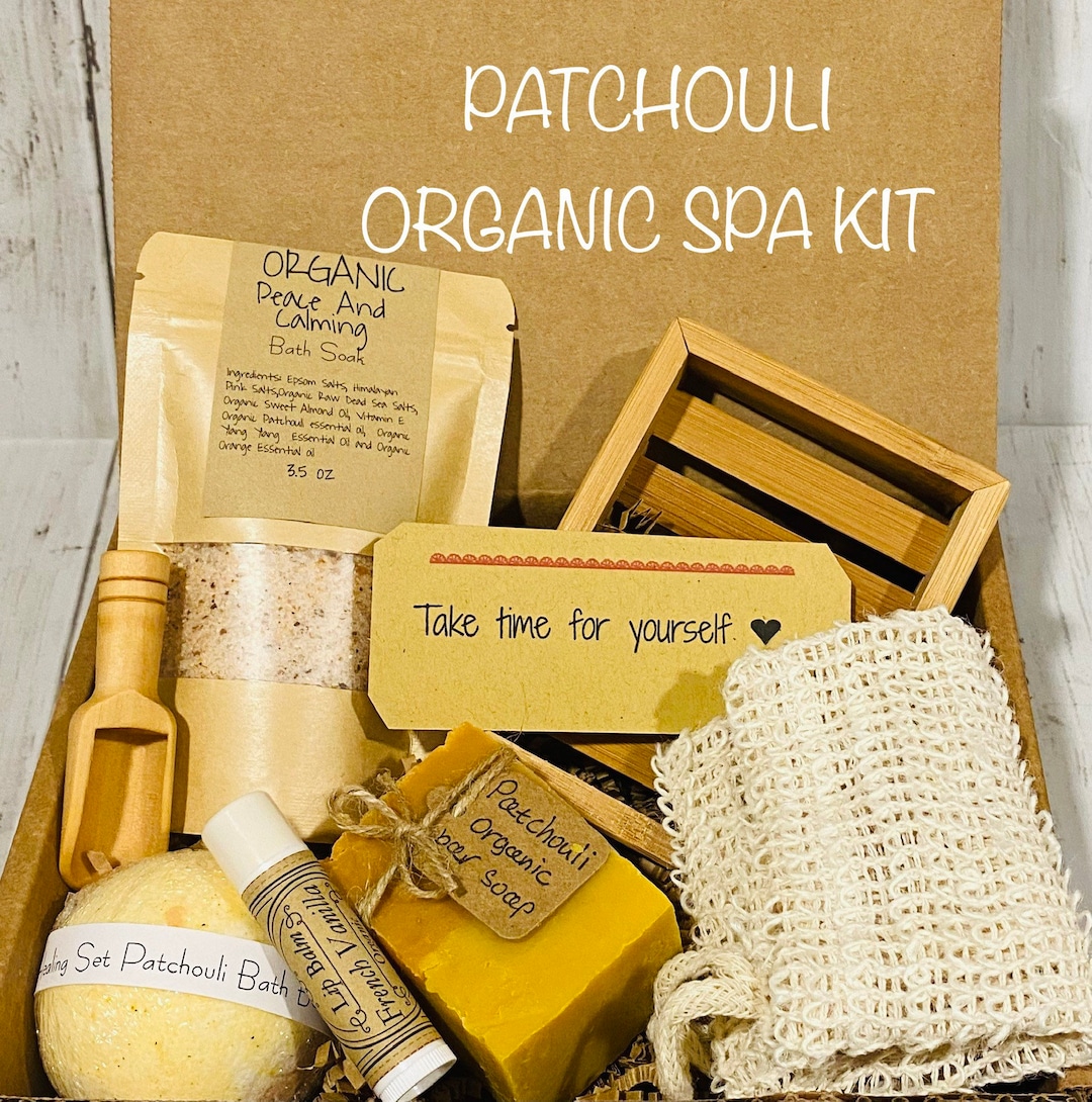 Organic Patchouli Spa Gift Set: Handmade Apothecary Healing - Etsy