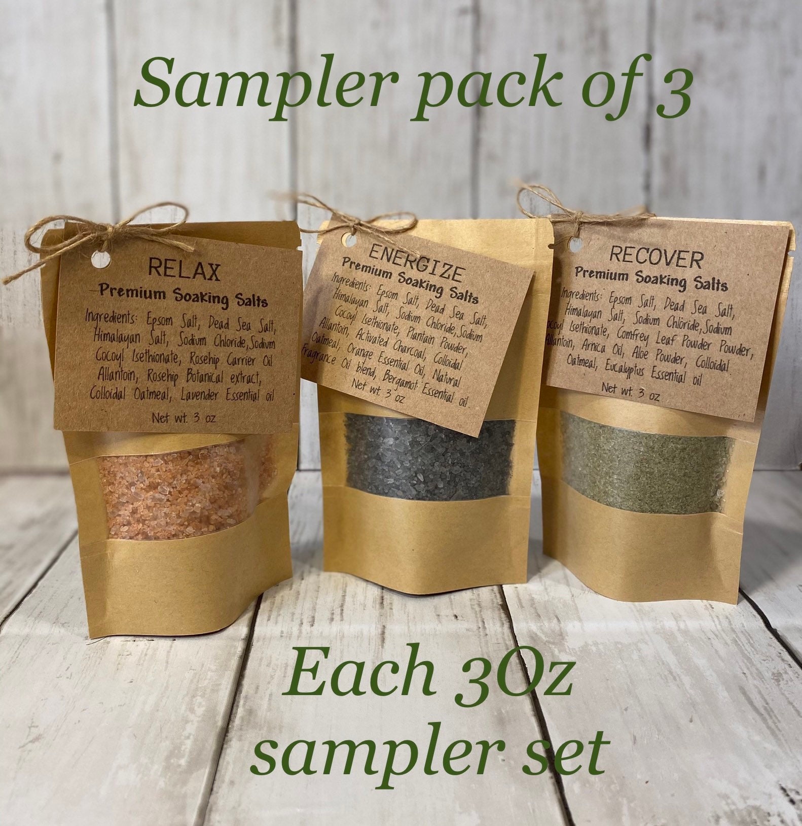 Premium Soaking Salts 1 Lb Bulk Bath Salts Relaxing Bath - Etsy