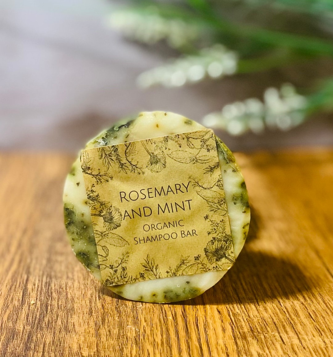 Rosemary and Mint Shampoo Bar, Hair Growth Care, Zero Waste Shampoo ...