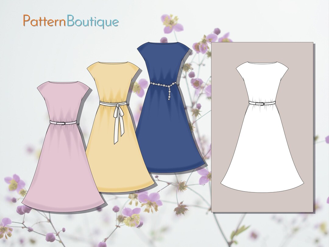 Summer Dress Project | Downloadable Dress Pattern | Print Pattern at ...