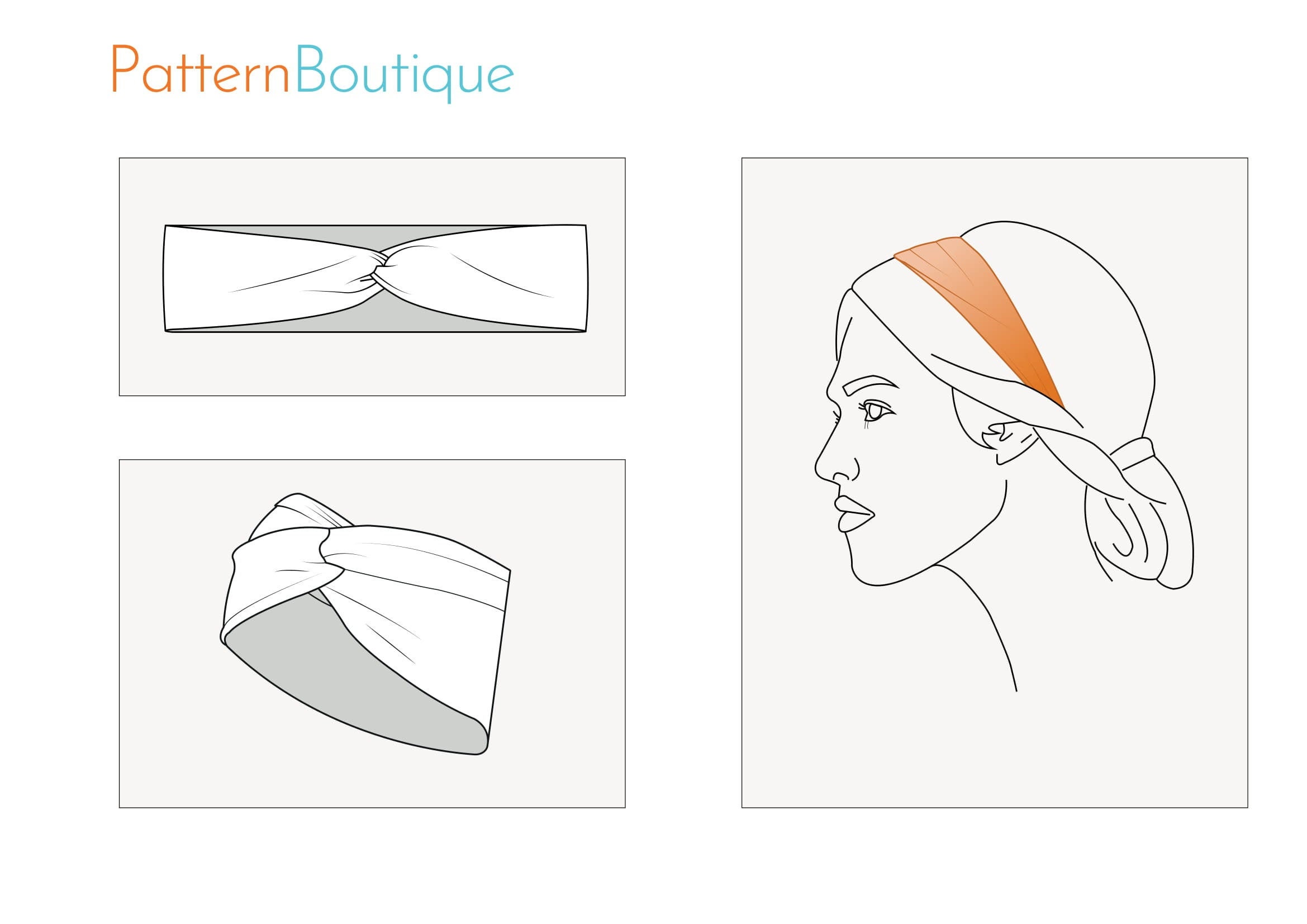 Let’s Make a Headband! | Twisted Knot Headband | PDF Sewing Pattern in ...