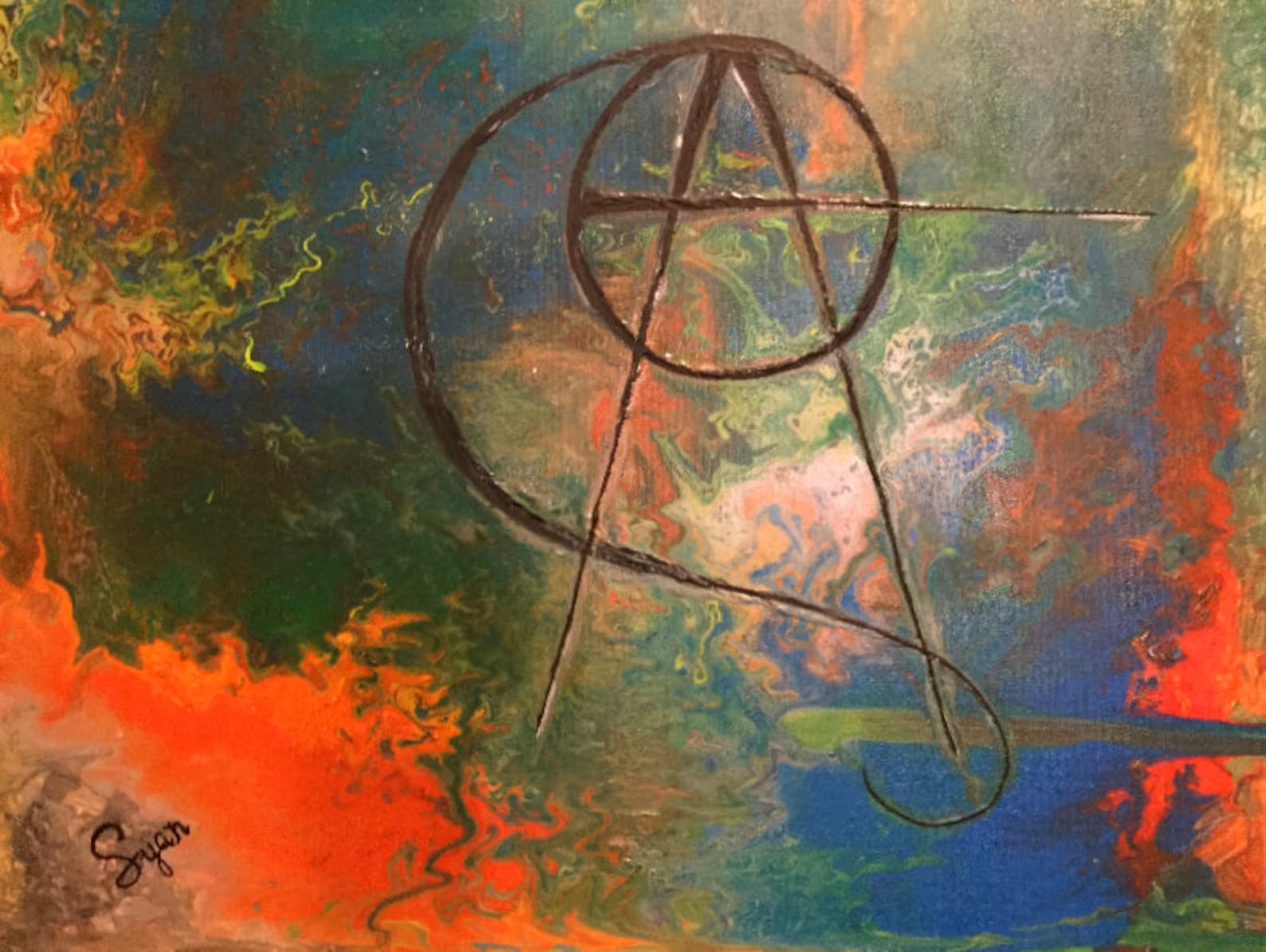 Strength, Courage, and Discipline, Abstract Art - Etsy