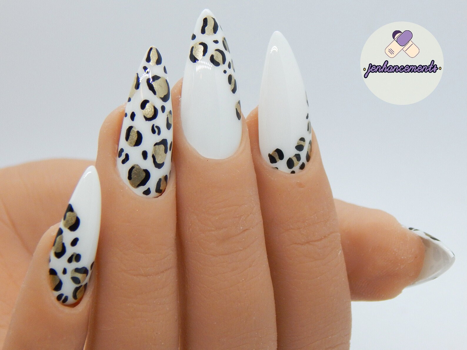 Feline Good Gel Press on Nails Animal Print Leopard - Etsy