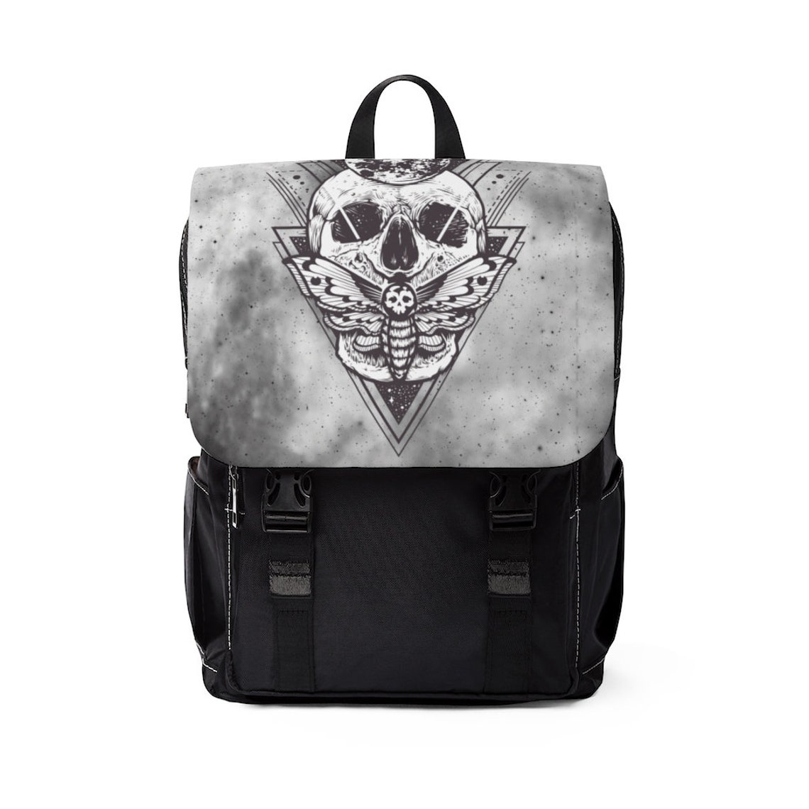 Gothic Backpack Moon Geometry Shoulder Backpack Goth purse | Etsy