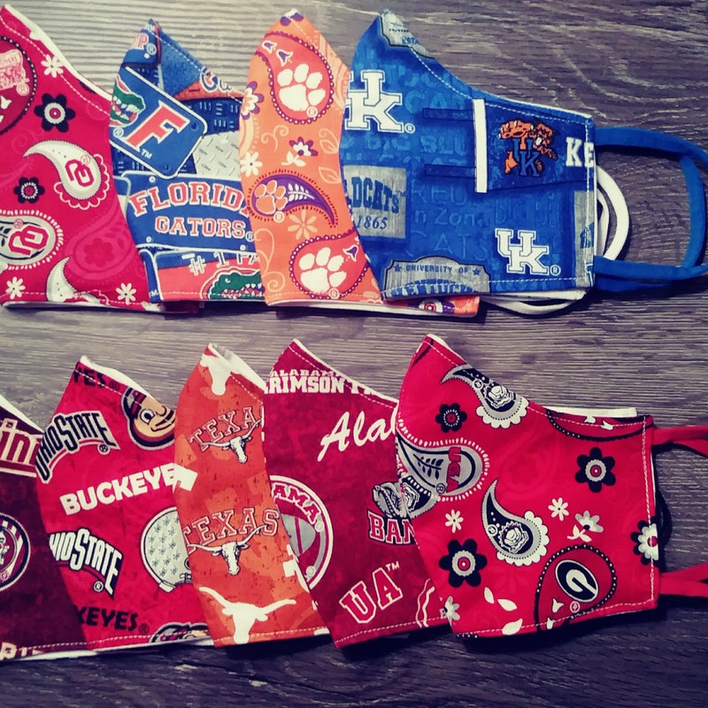 Clemson Mask - Etsy