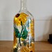 Hand Painted Bottle sunny Sunflowers Painted Bottle With Led - Etsy