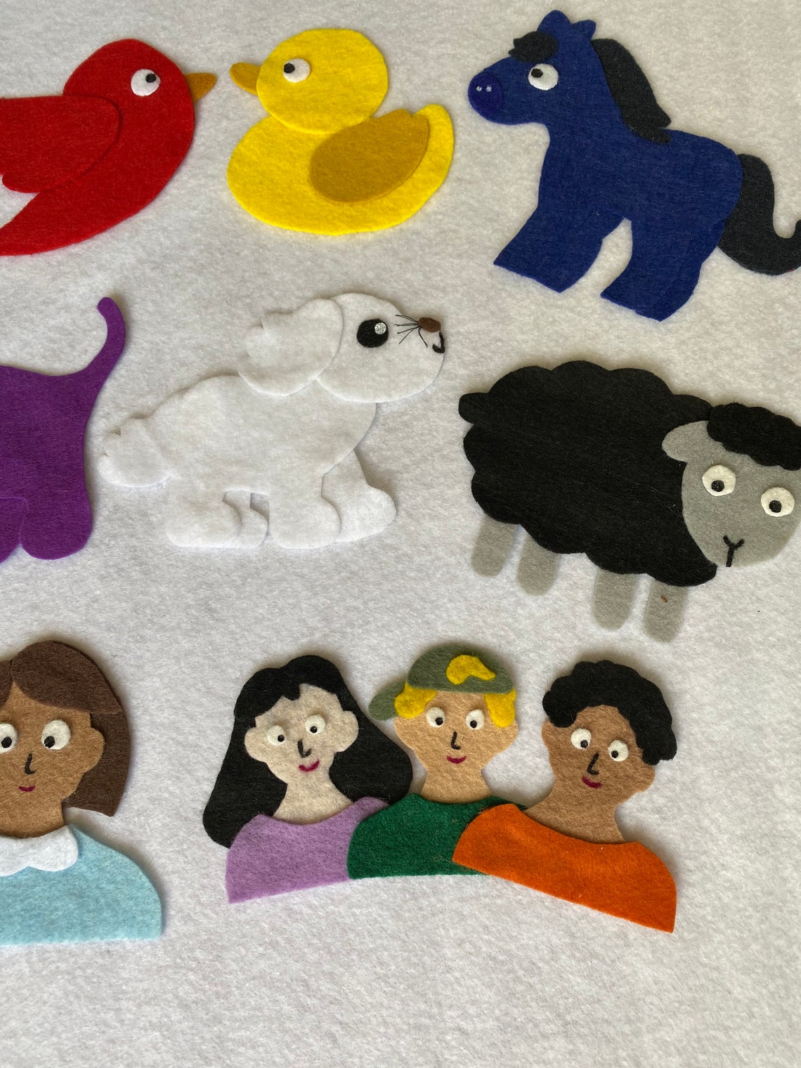 Brown Bear, Brown Bear What Do You See Felt, Felt Stories,flannel Board ...