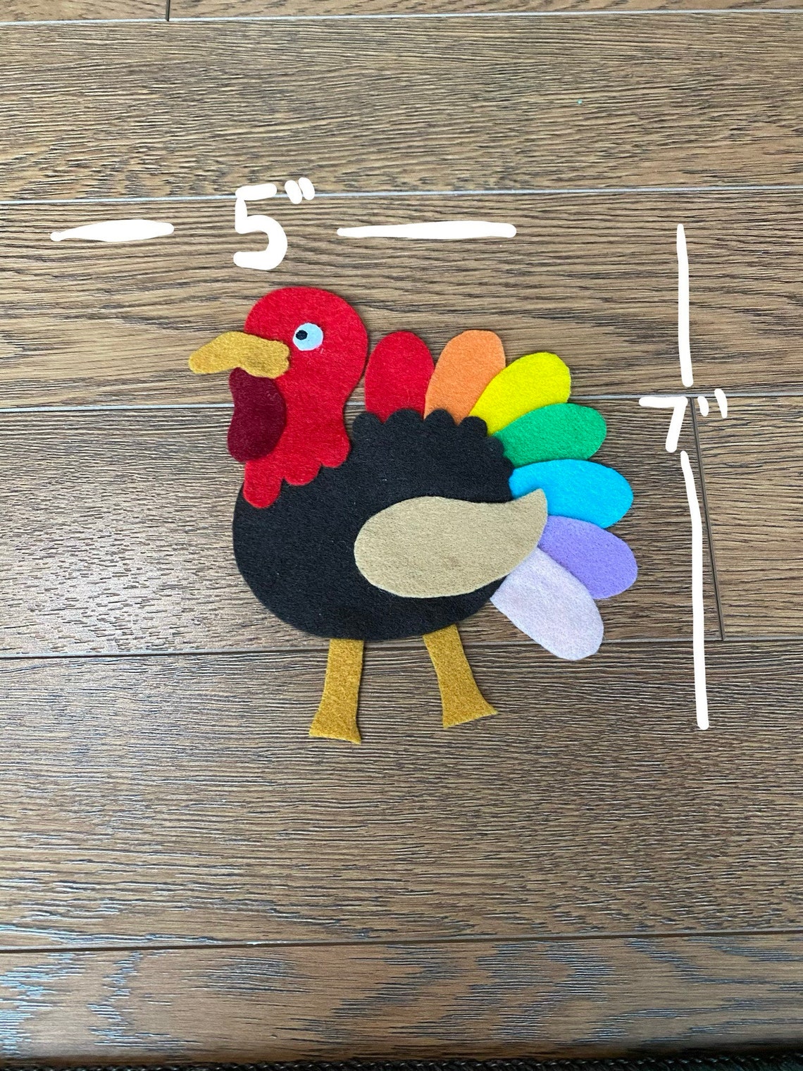 Turkey Wore His Rainbow Feathers Felt Story, Felt Stories, Flannel ...