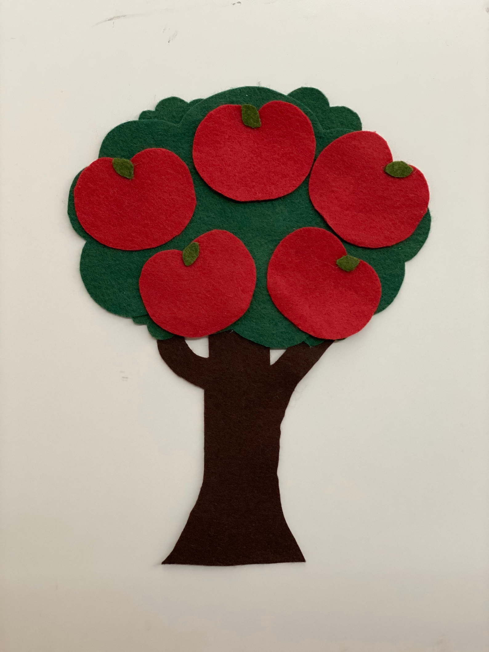 Way up High in the Apple Tree Felt Song Set, Felt Story, Flannel Board ...