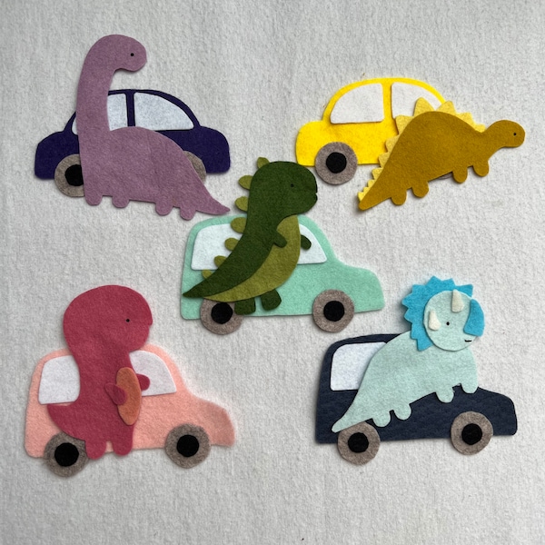 Felt Dinosaurs - Etsy