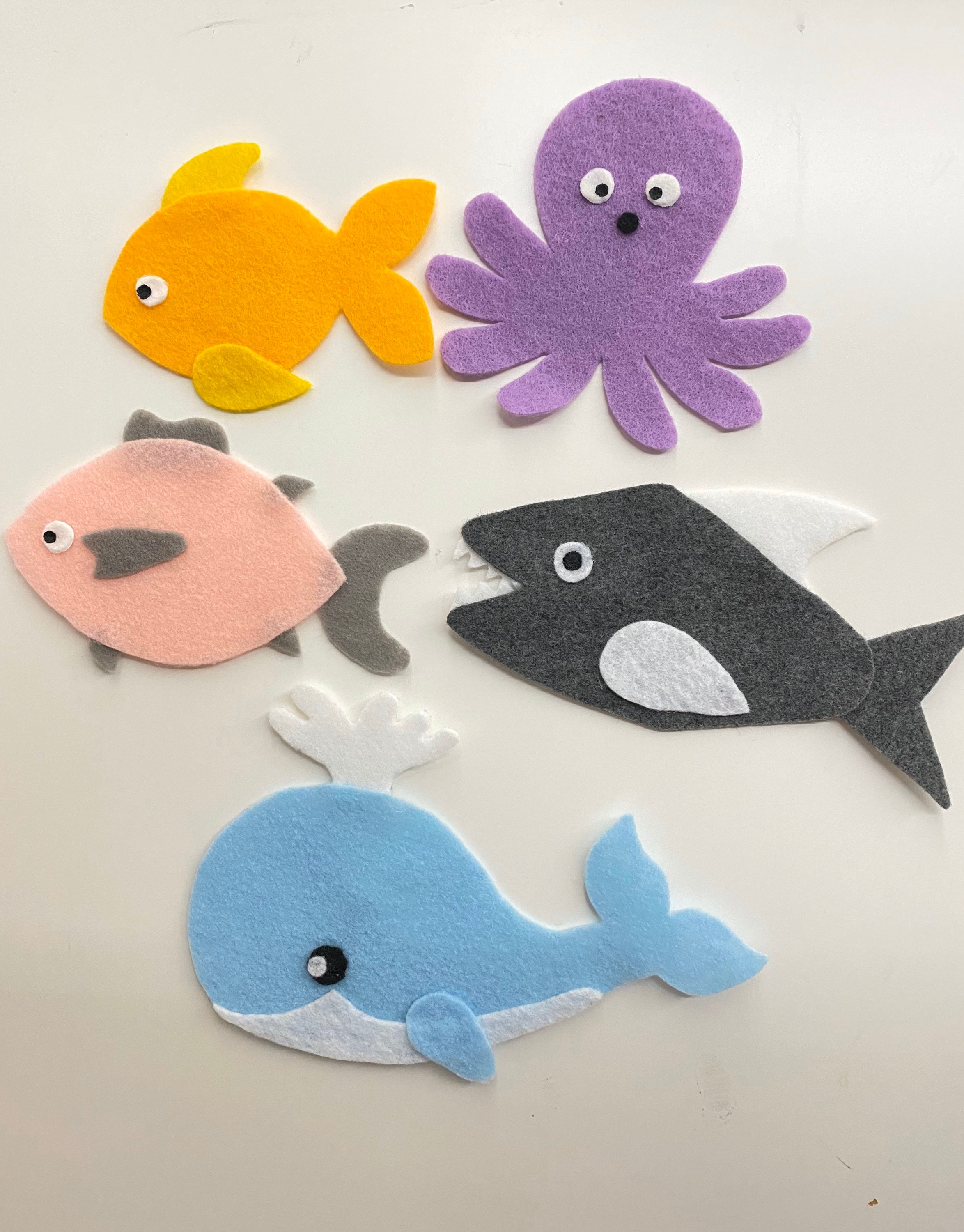 Slippery Fish Felt Board Set, Felt Story, Circle Time, Children Song ...