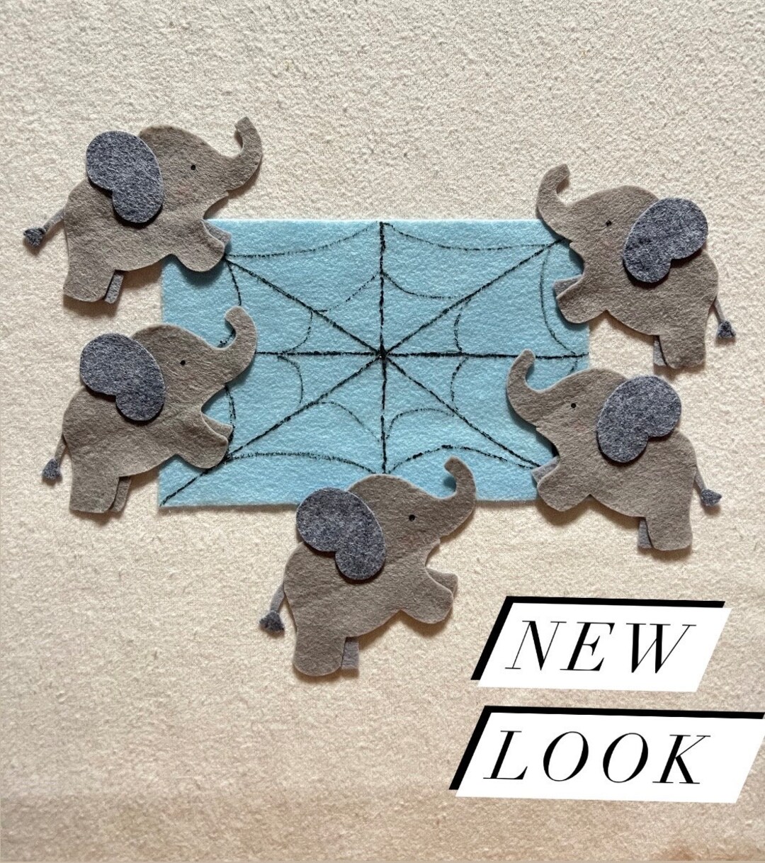 5 Elephants Went Out to Play Felt Song, Felt Elephants, Nursury Rhyme ...
