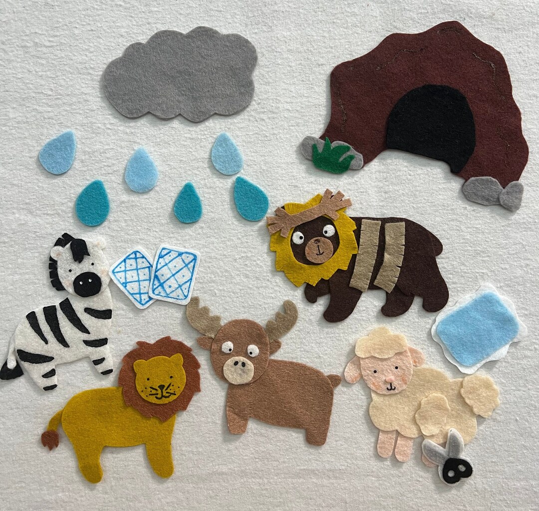 The Very Cranky Bear Felt Story, Felt Stories, Circle Time, Flannel ...