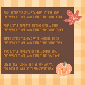 5 Little Turkeys Felt Set, Thanksgiving, Felt Stories, Felt Turkey ...