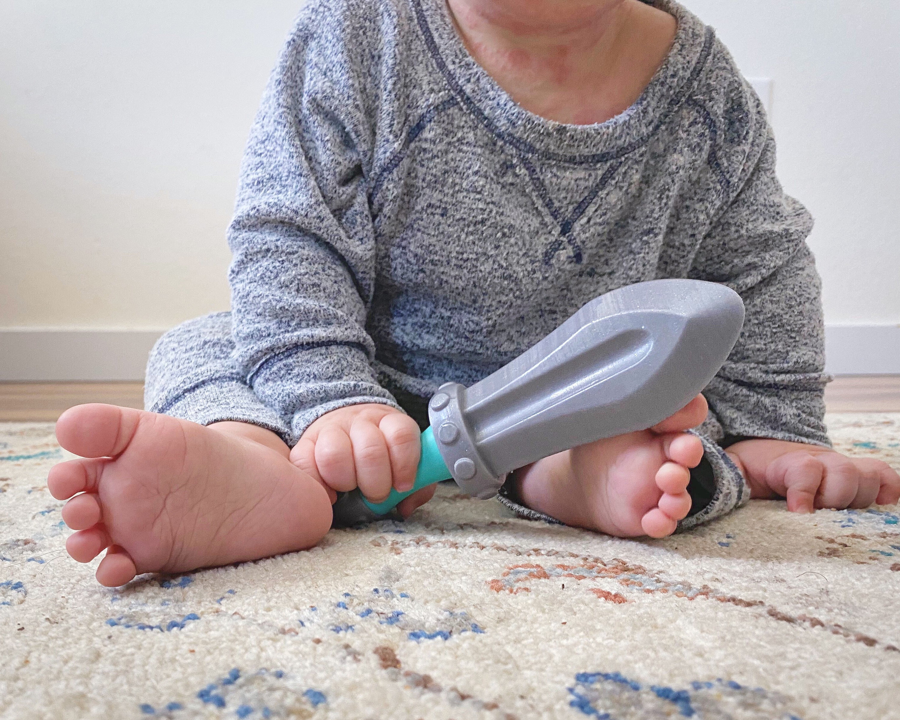 Baby's First Sword Fun Rattle Sensory Toy for Babies and - Etsy