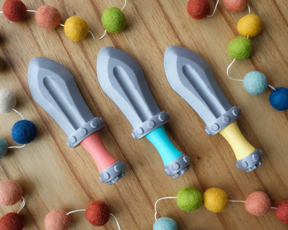 Baby's First Sword Fun Rattle Sensory Toy for Babies and - Etsy