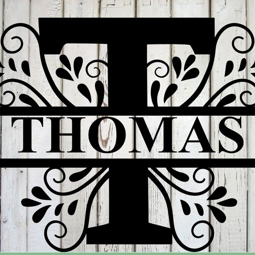 T-split Alphabet T Monogram T Letter SVG DXF Downloadable - Etsy Canada