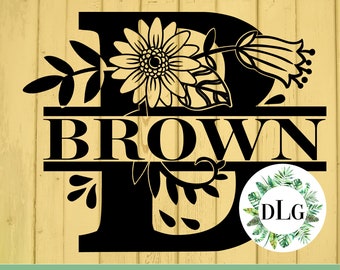 B-split Alphabet B Monogram B Letter SVG DXF Downloadable | Etsy