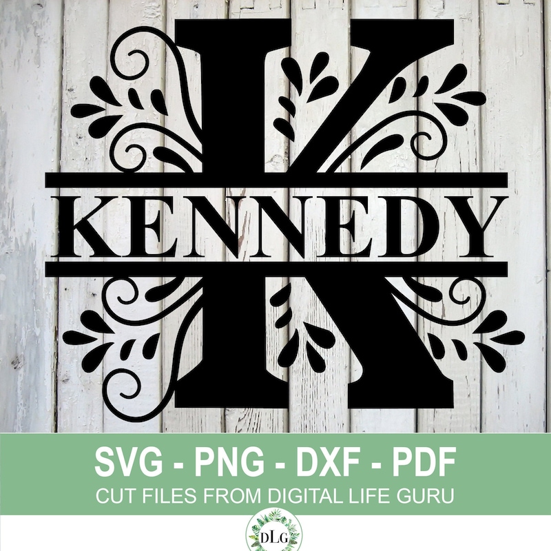 Split K Letter Download - Etsy