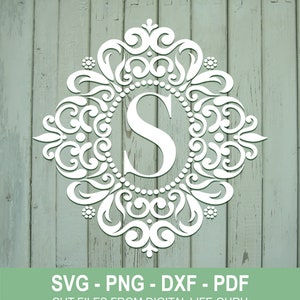 S Alphabet, S Letter, SVG, DXF, S Monogram, Buy 3 Get 30% off Coupon ...