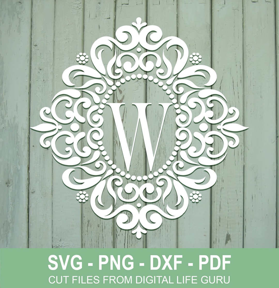 W-alphabet W Letter SVG DXF W Monogram Buy 3 Get 30% off - Etsy