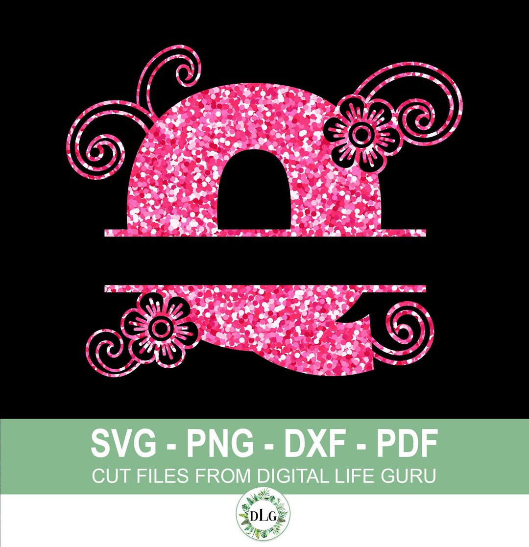 Q-glitter Split Alphabet, Q Monogram, Q Letter, SVG, DXF Downloadable ...