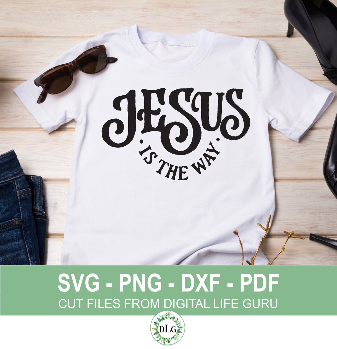 Jesus is the Way SVG, DXF Miracle Worker, Instant Download, Cut File ...