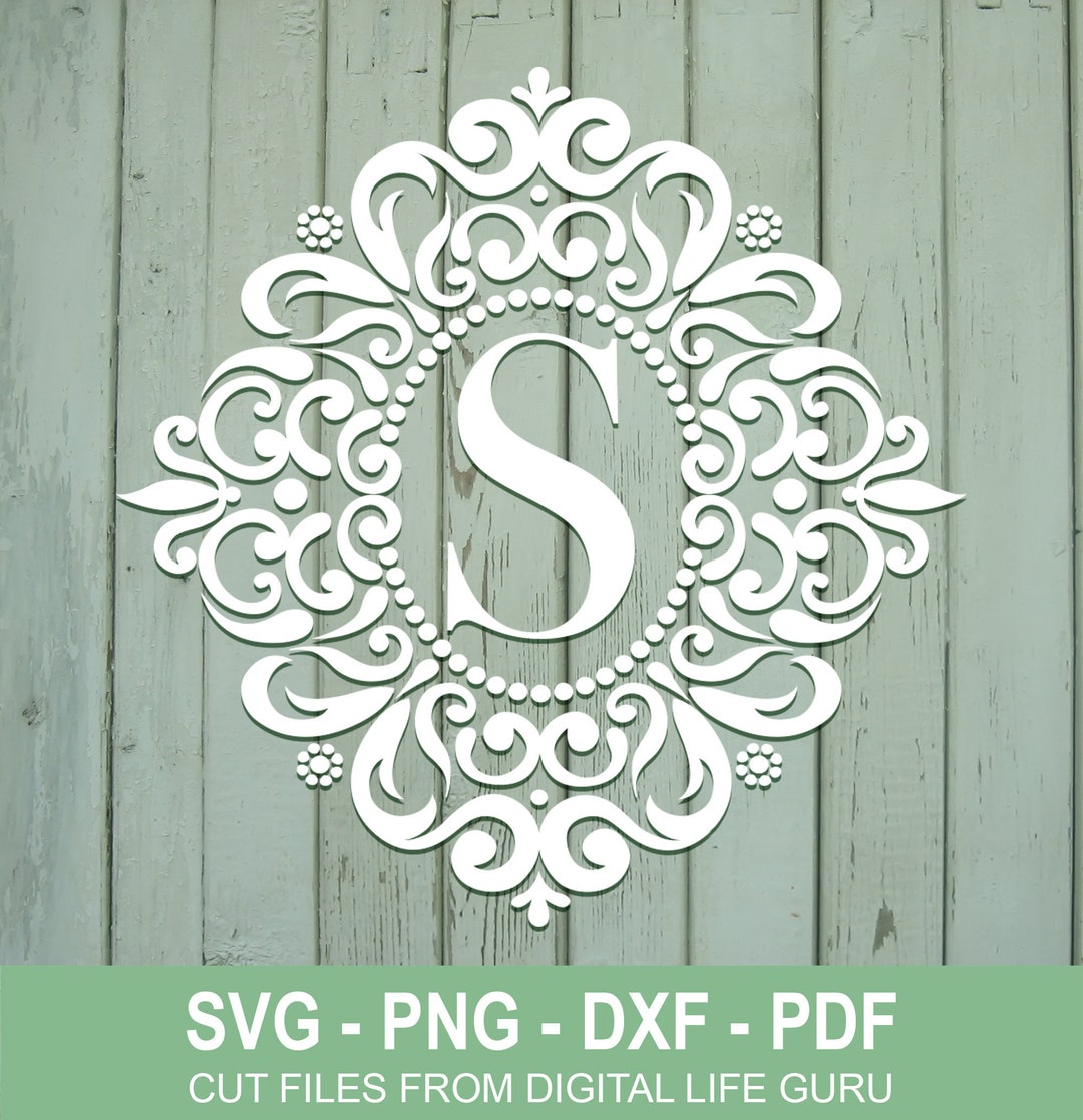 S Alphabet, S Letter, SVG, DXF, S Monogram, Buy 3 Get 30% off Coupon ...