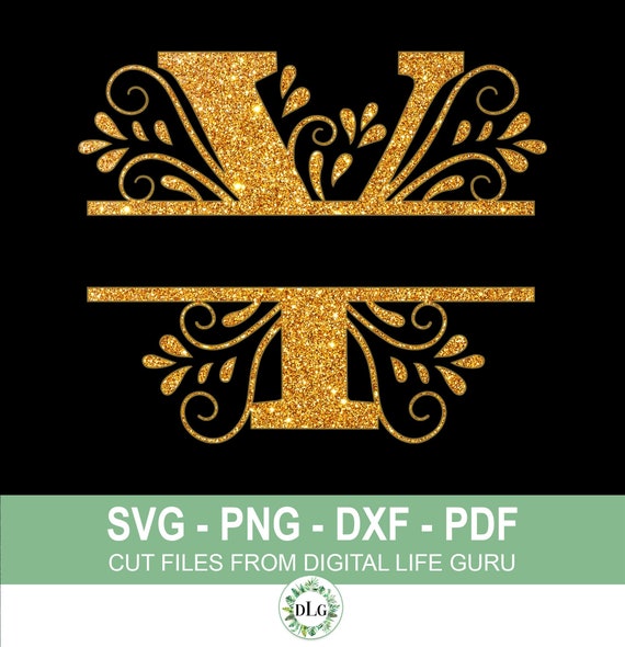 The Letter Y In Glitter