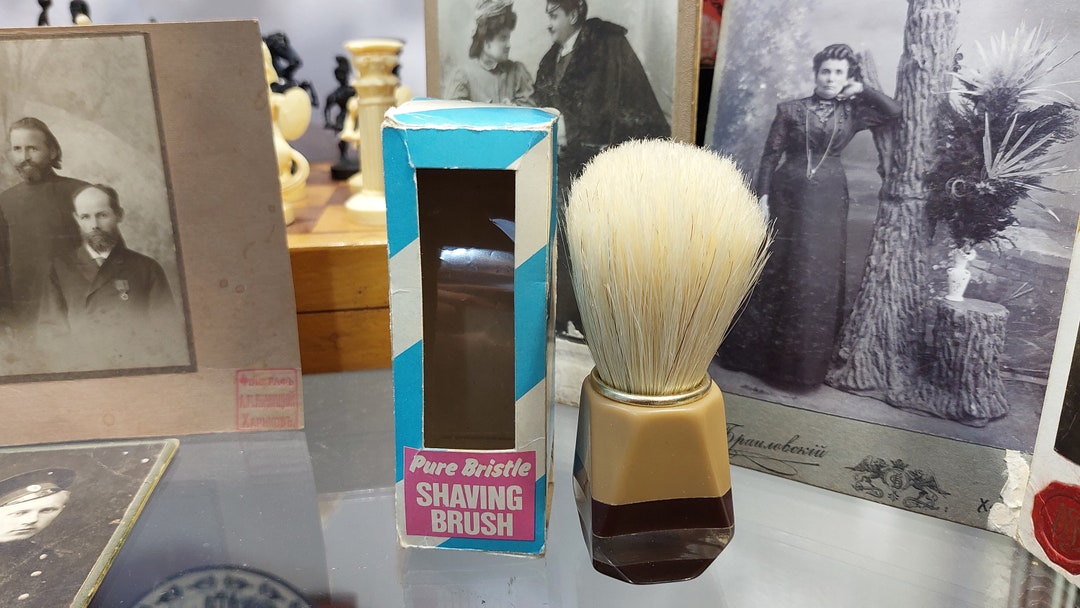New Vintage DDR Shaving Brush Handle. Father's Day Gift for Him Wet ...