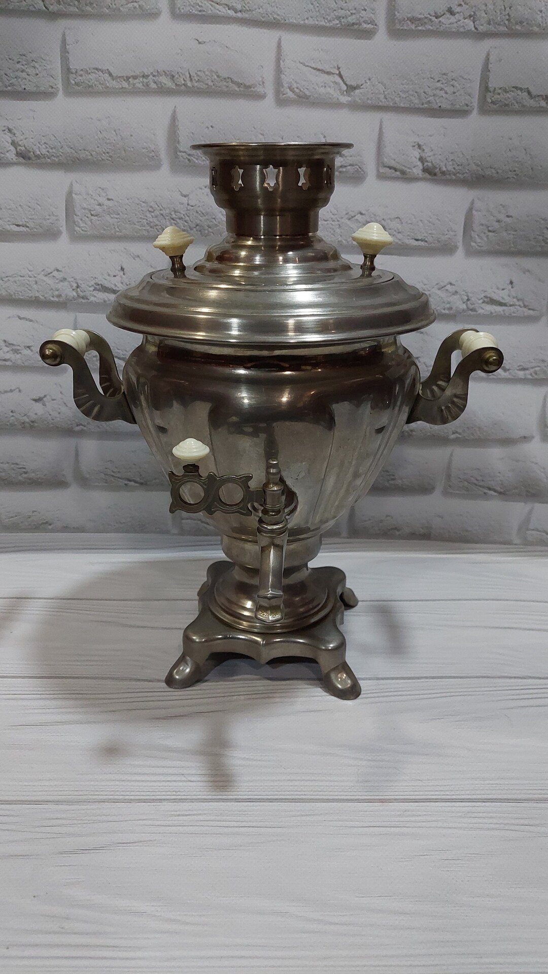 Samovar, Chrome Plated Samovar. Bronze Samovar in Chrome. Electric ...