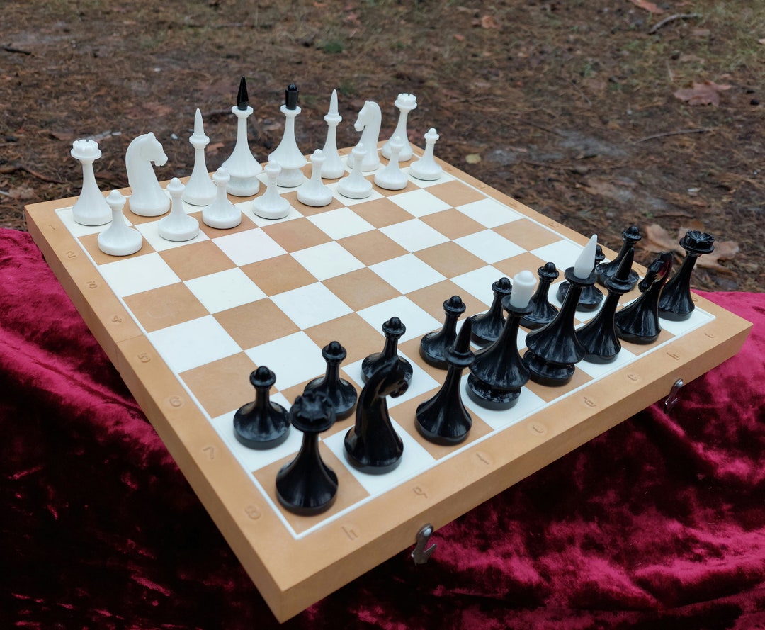 Vintage Plastic Souvenir Chess Set - Kievplastmass, Beautiful Chess Set ...