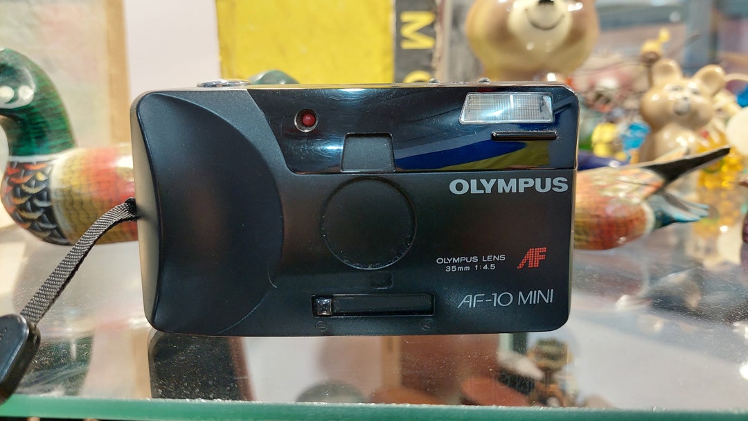 Olympus AF-10 Mini 35mm Compact Camera Fully Automatic Self-timer Flash ...