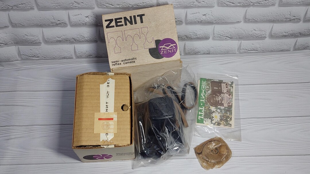 Zenith TTL Black 35mm SLR Film Camera - Etsy