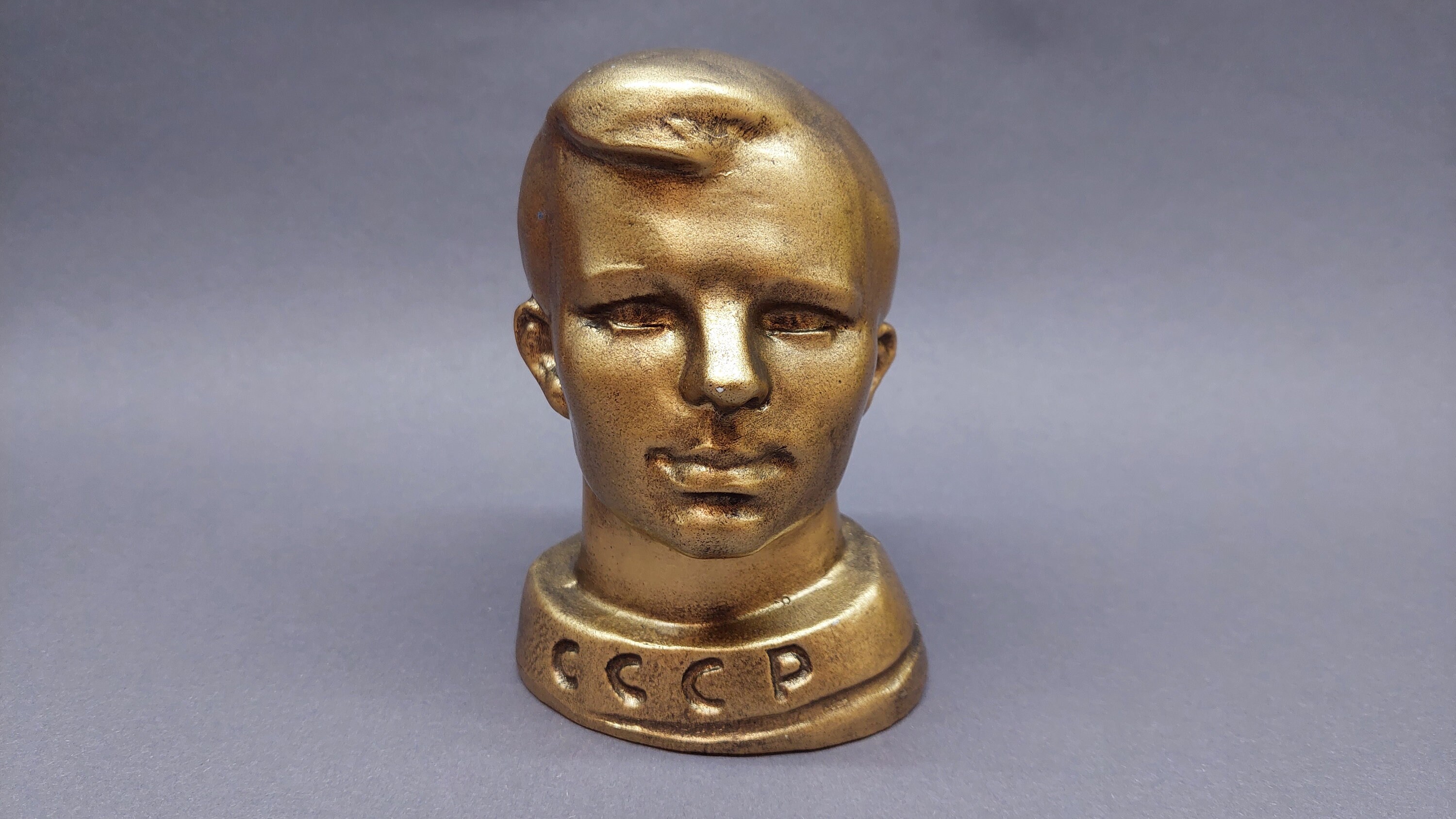 Antique Bust of the World's First Cosmonaut Yu.a. Gagarin. Yu.a ...